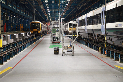 Interior of a rail shed – Lucid Communications